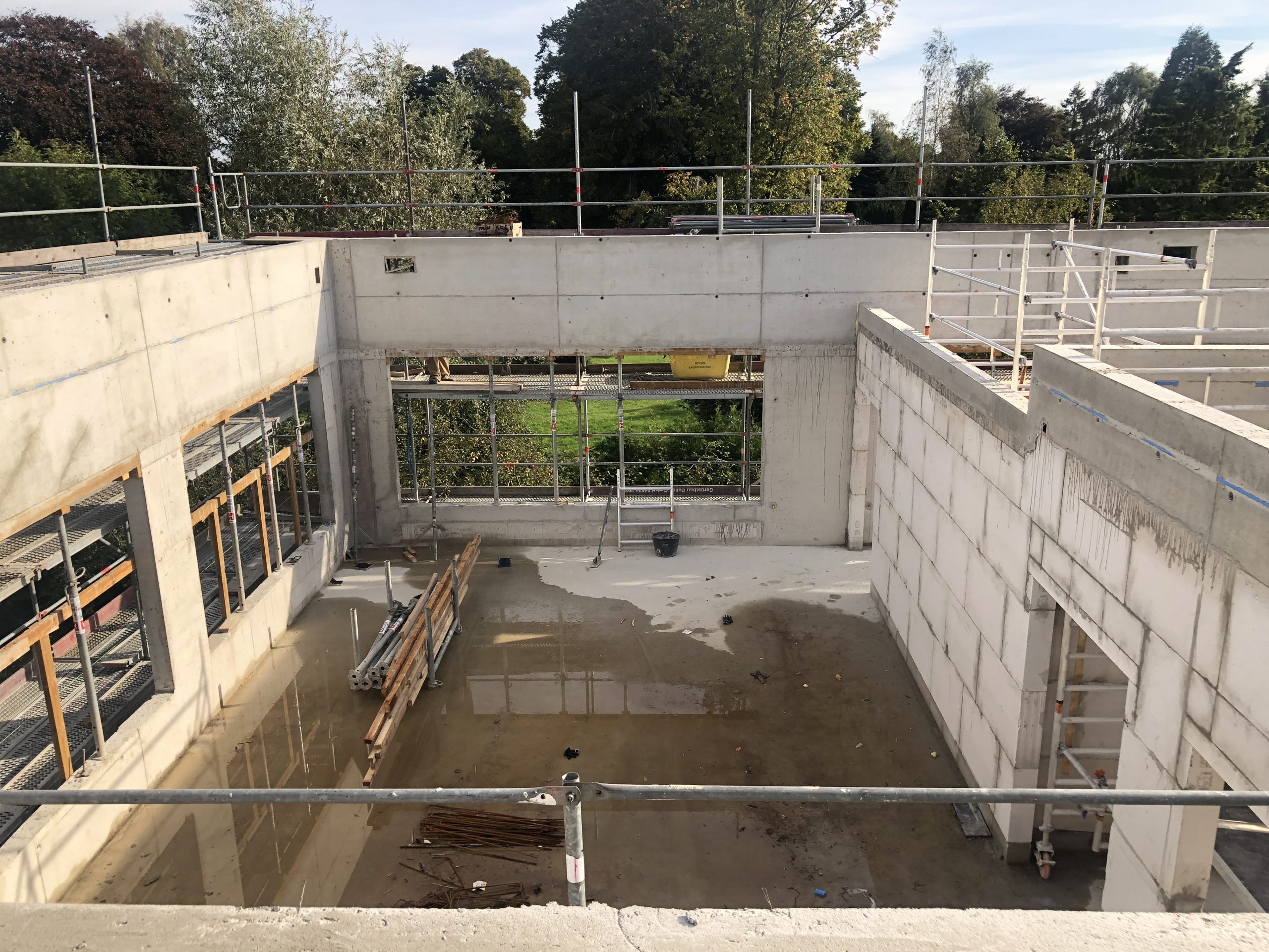 Der Neubau geht voran - Grundschule Karby