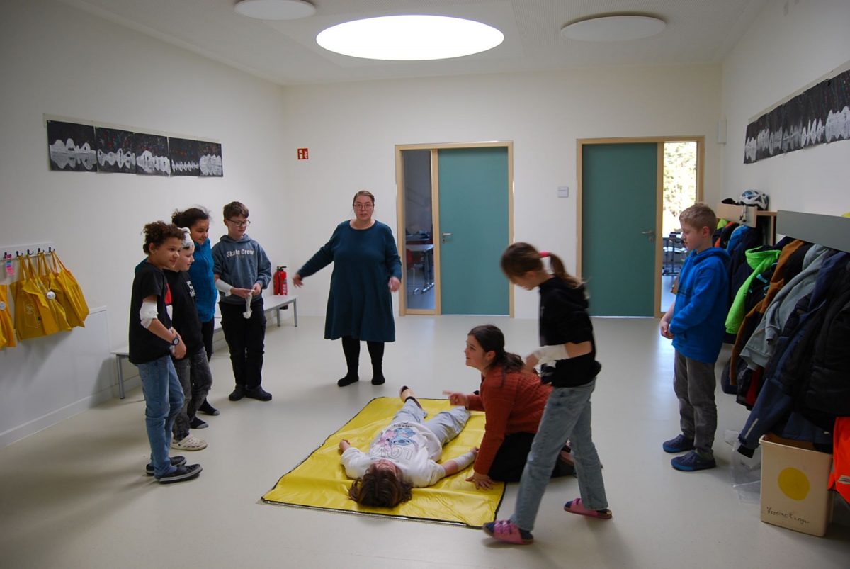 Erste Hilfe Kurs für Kinder - Grundschule Karby